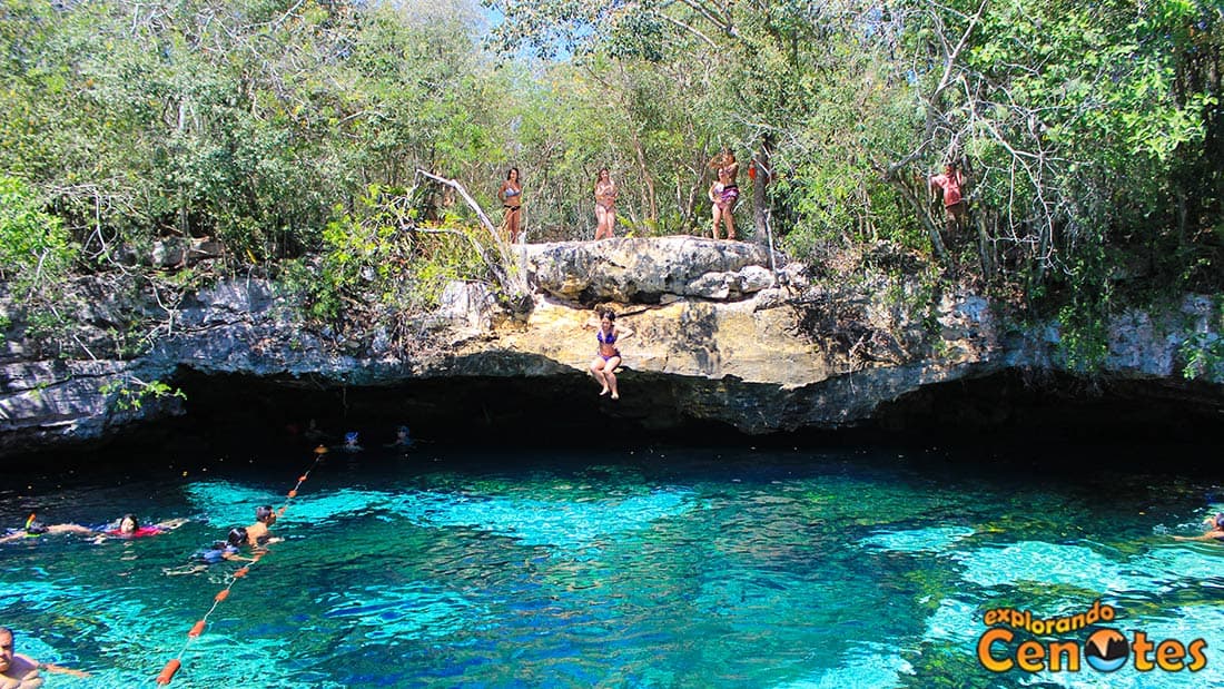 Cenote Azul en la Riviera Maya Yucatán | Explorando Cenotes